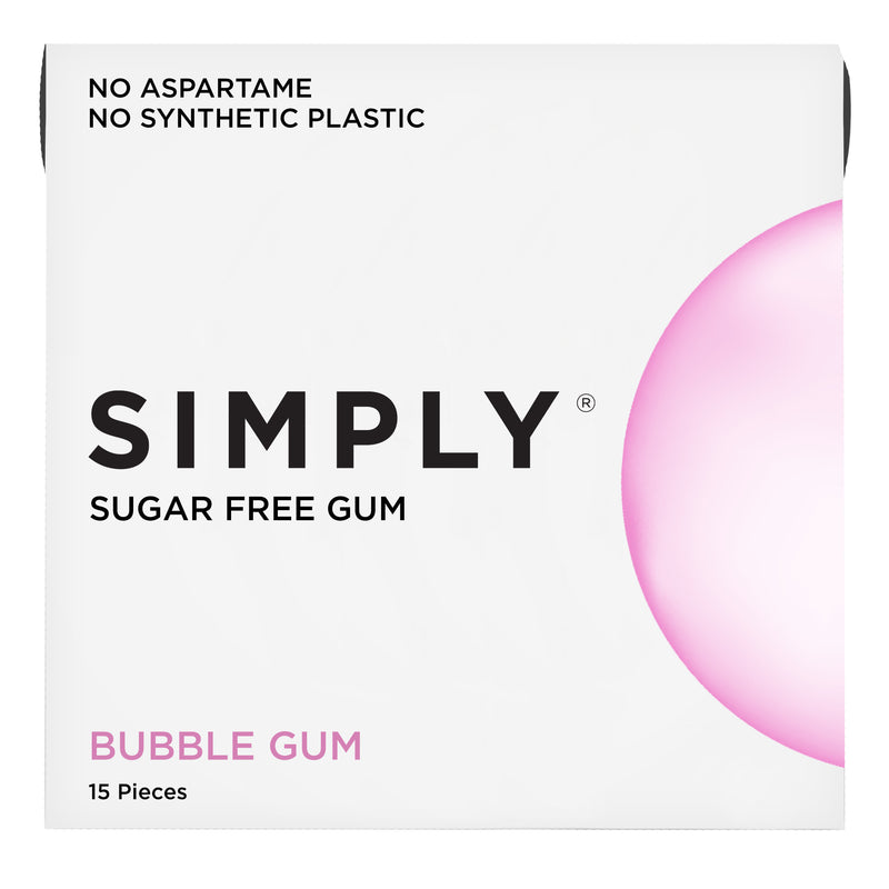 Bubble Gum | Synthetic Free & Sugar Free Gum by Simply Gum