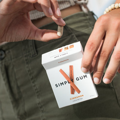 Cinnamon Gum | All-Natural & Spicy Cinnamon Gum by Simply Gum