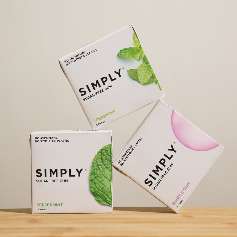 Bubble Gum | Synthetic Free & Sugar Free Gum by Simply Gum