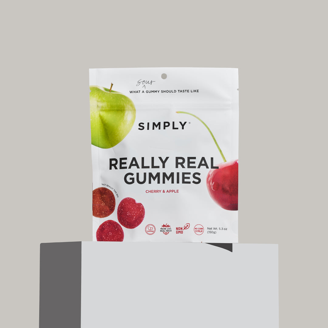 Fruit Gummies | Mixed Peach and Raspberry Gummies by Simply – Simply Gum