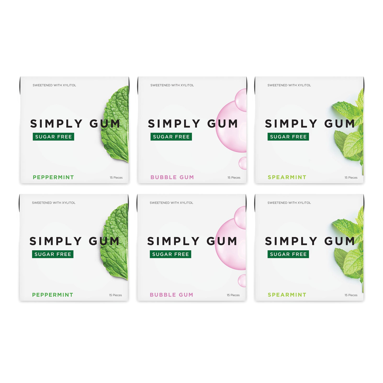 Bubble Gum | Synthetic Free & Sugar Free Gum by Simply Gum