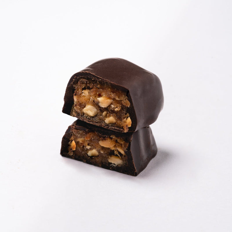 CHOCOLATE DATE BARS- SALTED PEANUT – Simply Gum