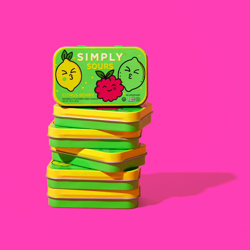 SIMPLY SOURS- CITRUS BERRY – Simply Gum