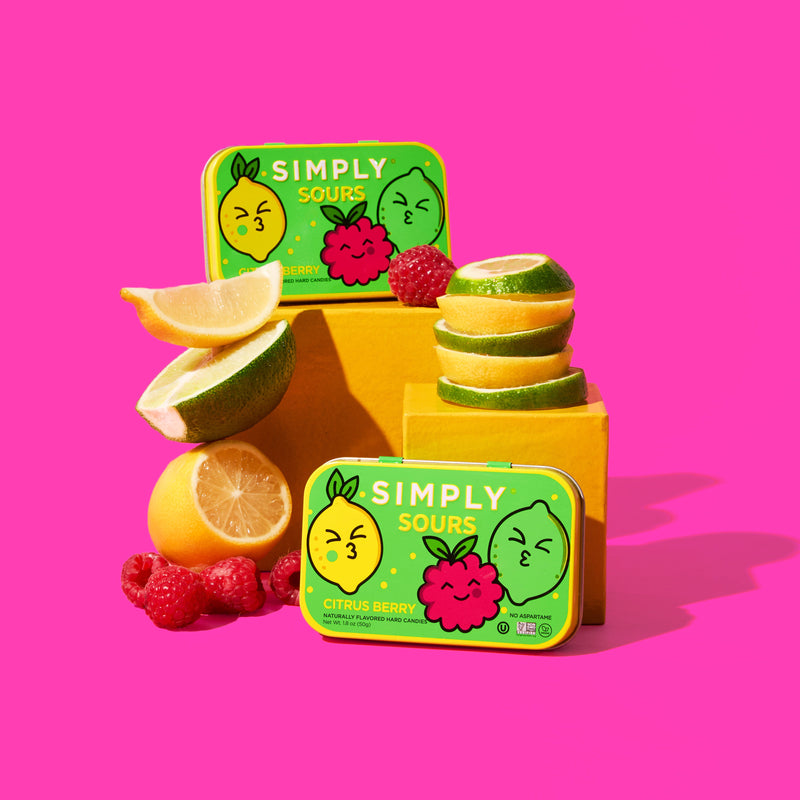 SIMPLY SOURS- CITRUS BERRY – Simply Gum
