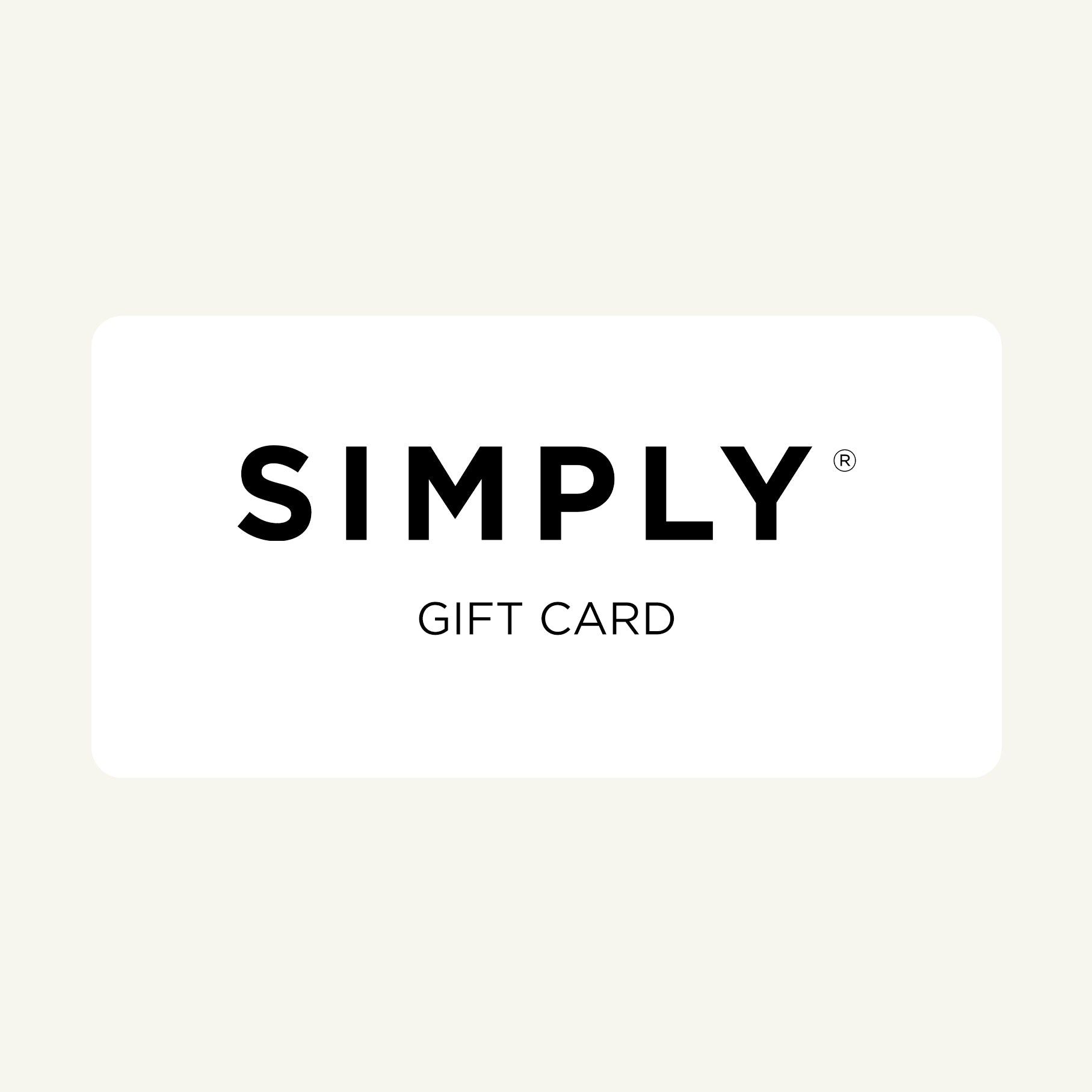 GIFT CARD – Simply Gum