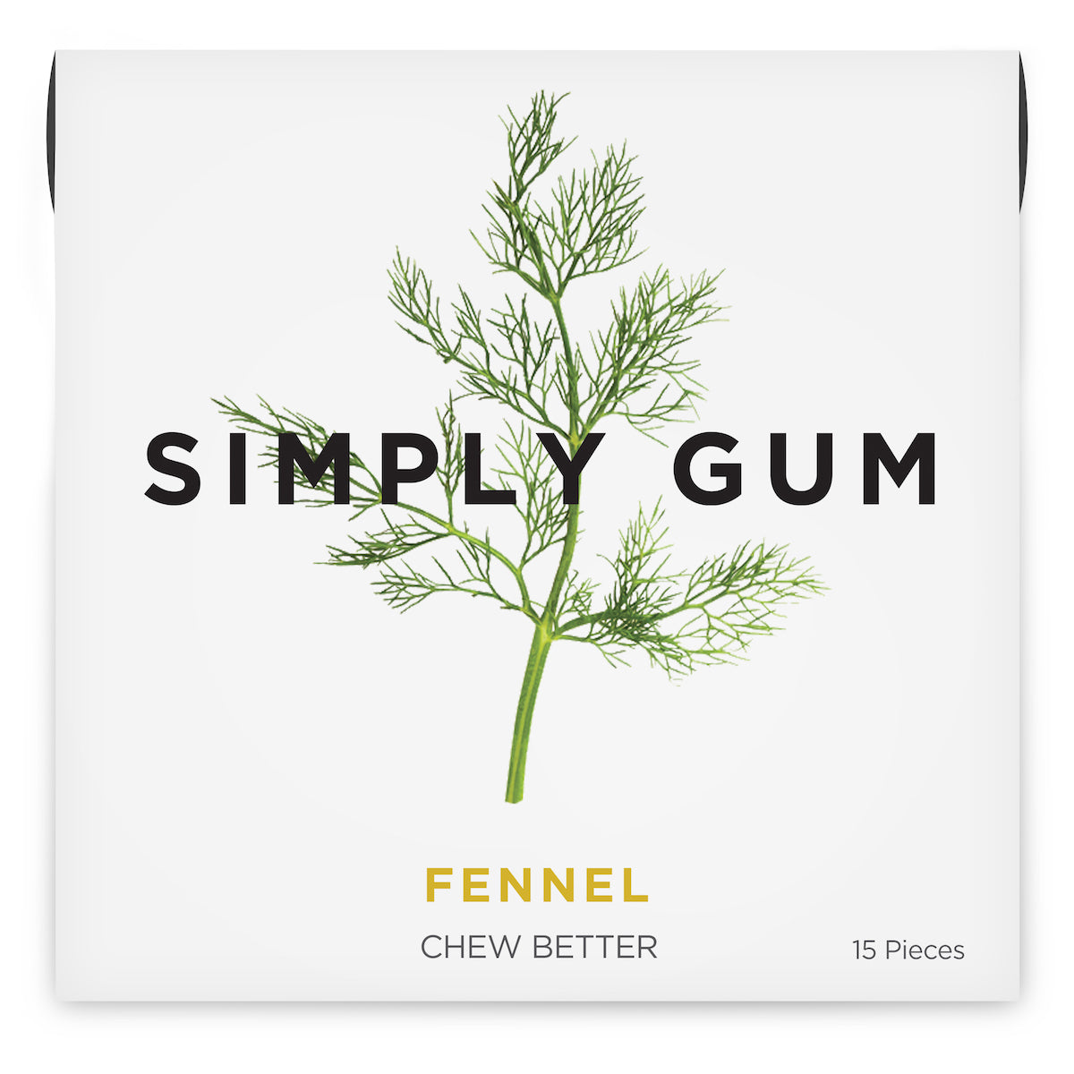 Fennel Gum | All Natural Fennel Gum by Simply Gum