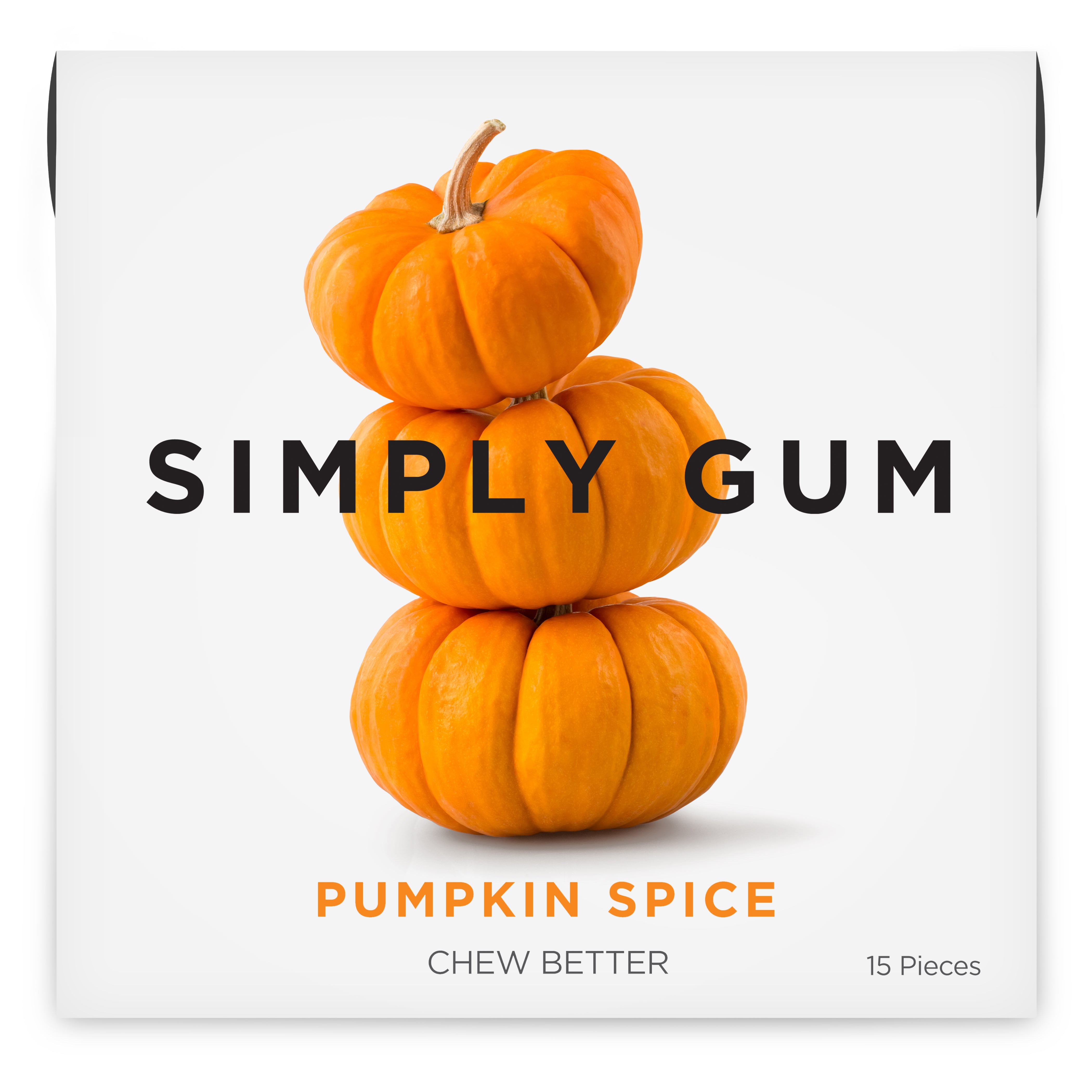 Pumpkin Spice Gum | All-Natural Pumpkin Spice Gum by Simply Gum