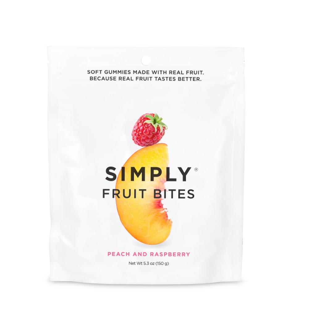 Fruit Gummies | Mixed Peach and Raspberry Gummies by Simply – Simply Gum